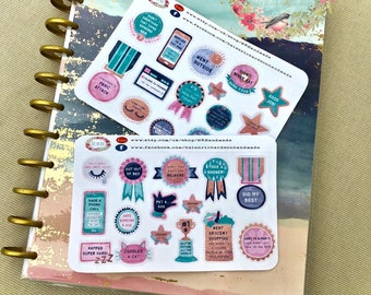 Journal stickers | Etsy