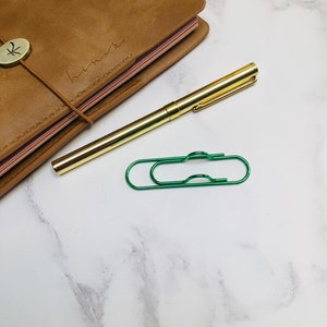 Pen Holder - Minimalist Pen Clip - Travellers Notebook Pen Clip - Etsy