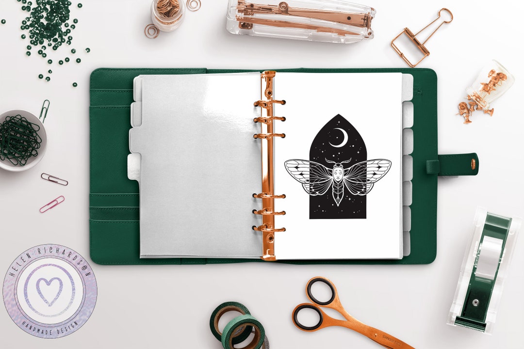 Mystical Moth Planner Dashboard - Etsy