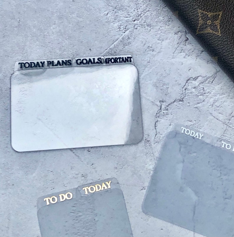 Personalised Planner Task Cards 3 Tab Task Cards 4 Tab Task - Etsy