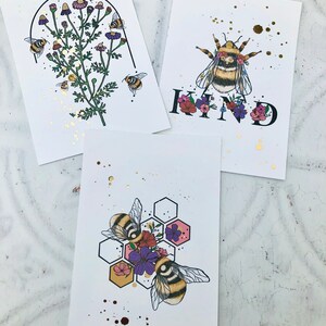 Bees Planner Dashboard Set - Planner Deco - Foiled Dashboards - Etsy