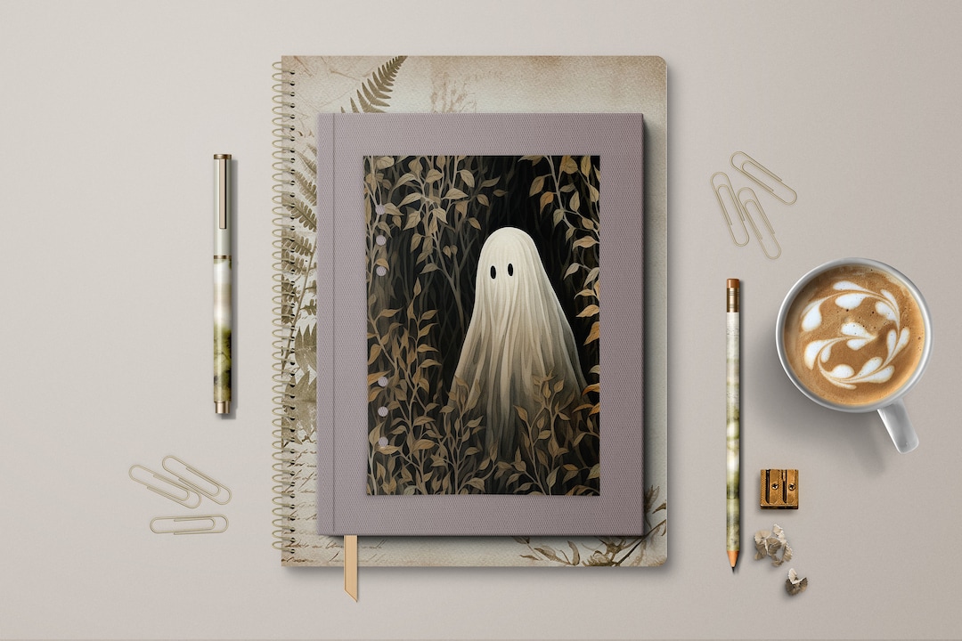 Cute Ghost Planner Dashboard - Handmade Laminated Cardstock - Etsy