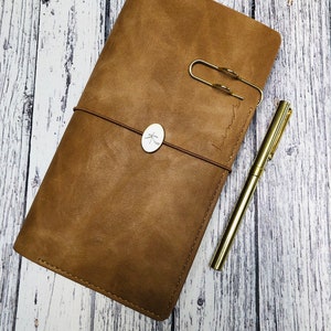 Pen Holder - Minimalist Pen Clip - Travellers Notebook Pen Clip - Etsy