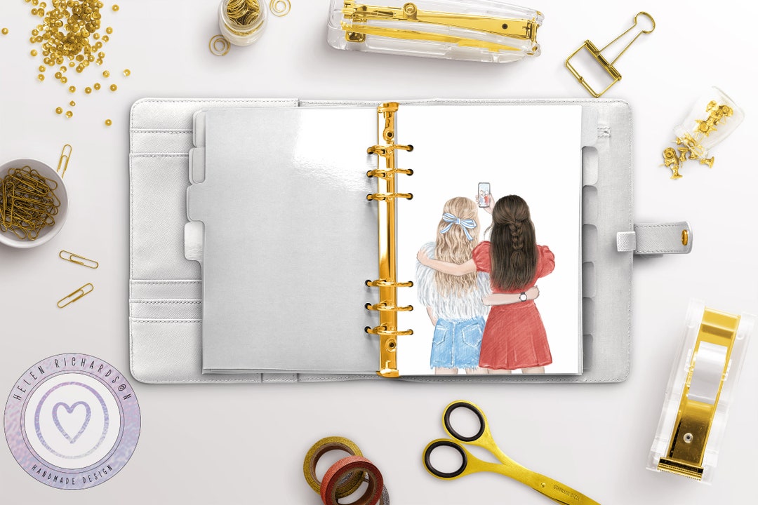 Best Friends Selfie Planner Dashboard - Etsy