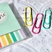 Jumbo Paper Clip, Extra Large Paper Clip, Bookmark, Page Marker Bright ...