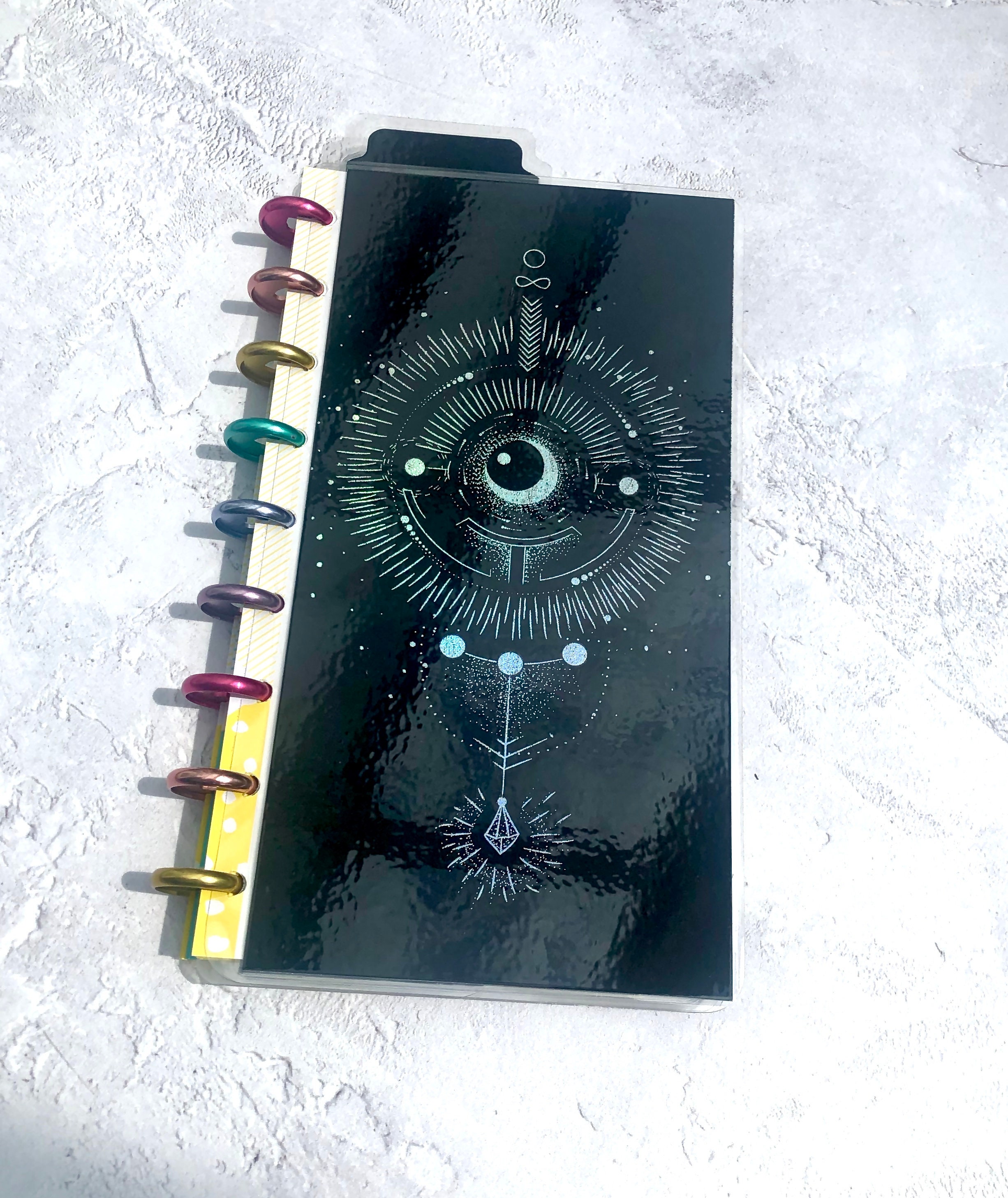 Astrology Happy Planner Cover Snap in Cover Foil Sun Moon and - Etsy UK