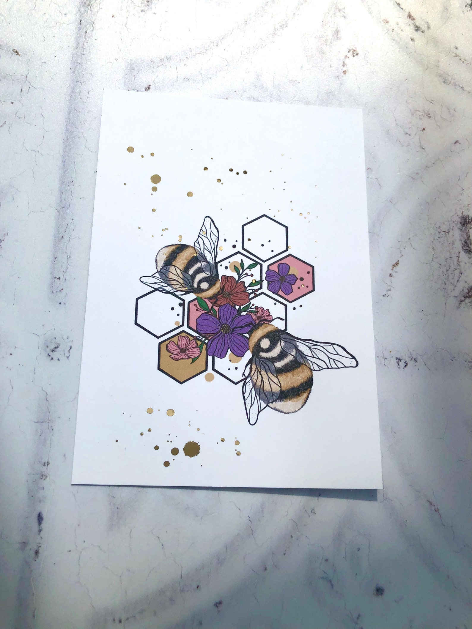 Bees Planner Dashboard Set Planner Deco Foiled Dashboards - Etsy
