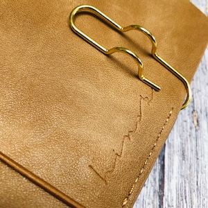 Pen Holder - Minimalist Pen Clip - Travellers Notebook Pen Clip - Etsy