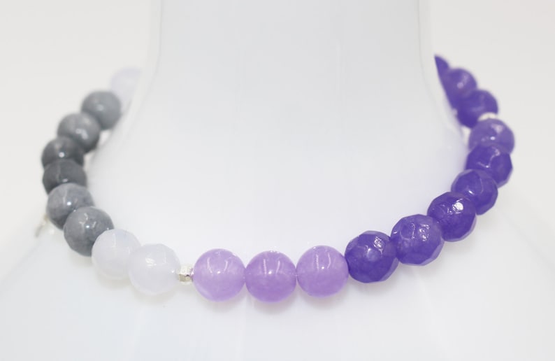 Slate GREY, PERIWINKLE Purple, Blue Lace Gemstones: STARBURST Sterling ...