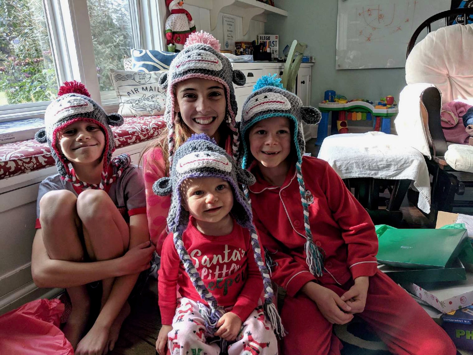 Hand-made Crochet Sock Monkey Hats - Etsy