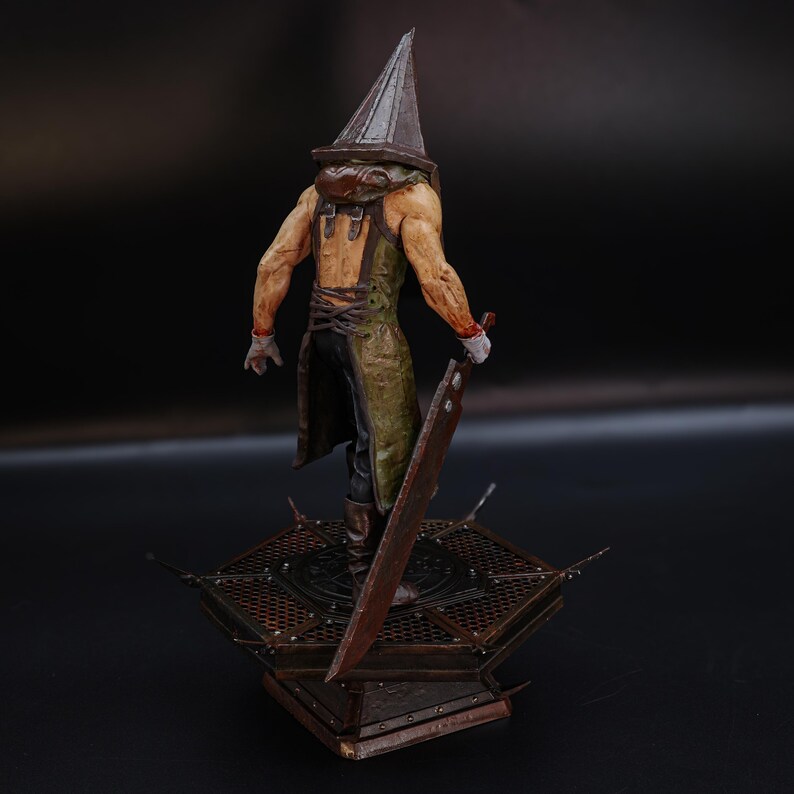 Silent Hill Pyramid Head Statue Horror Hand Painted High Quality Art ...