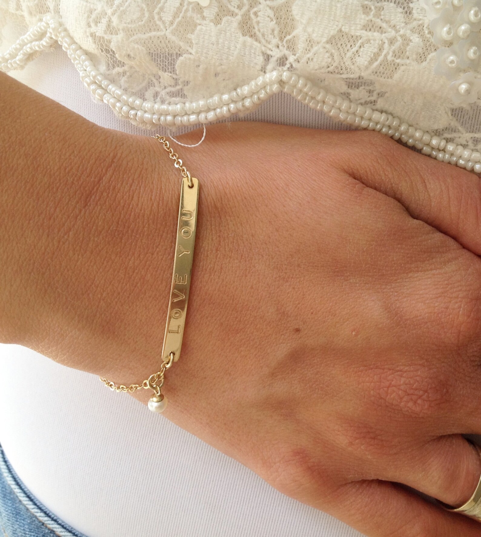 Bar Bracelet Nameplate Bracelet Personalized Bar Bracelet - Etsy