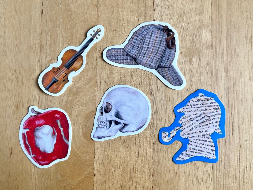 Sherlock Inspired Vinyl Sticker, Sherlock Holmes, Conan Doyle ...