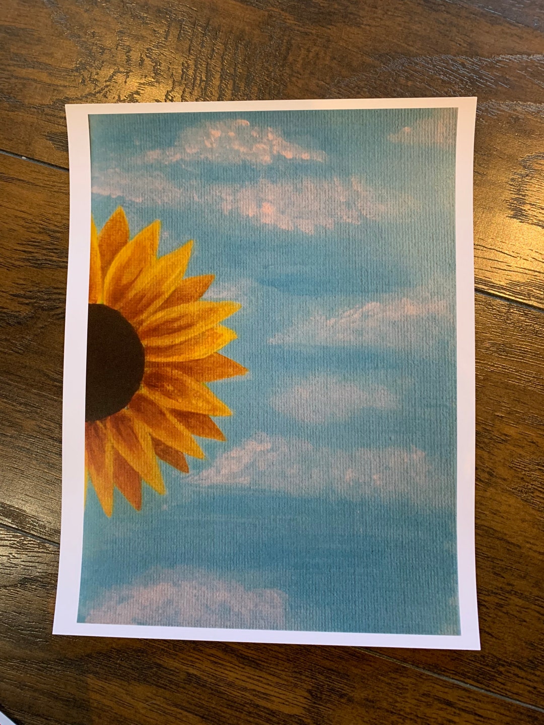 Sunflower Print - Etsy