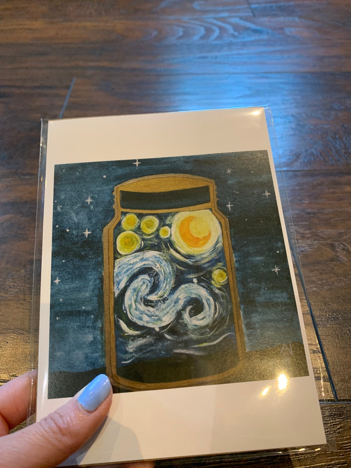 Starry Night in a Jar Prints - Etsy