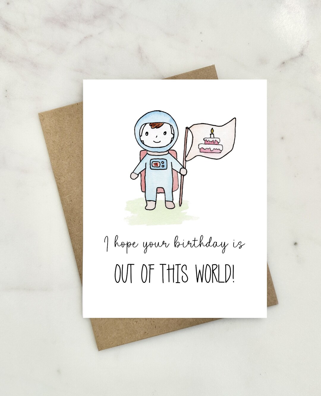 Birthday Card - Out of This World Birthday Wishes - Etsy
