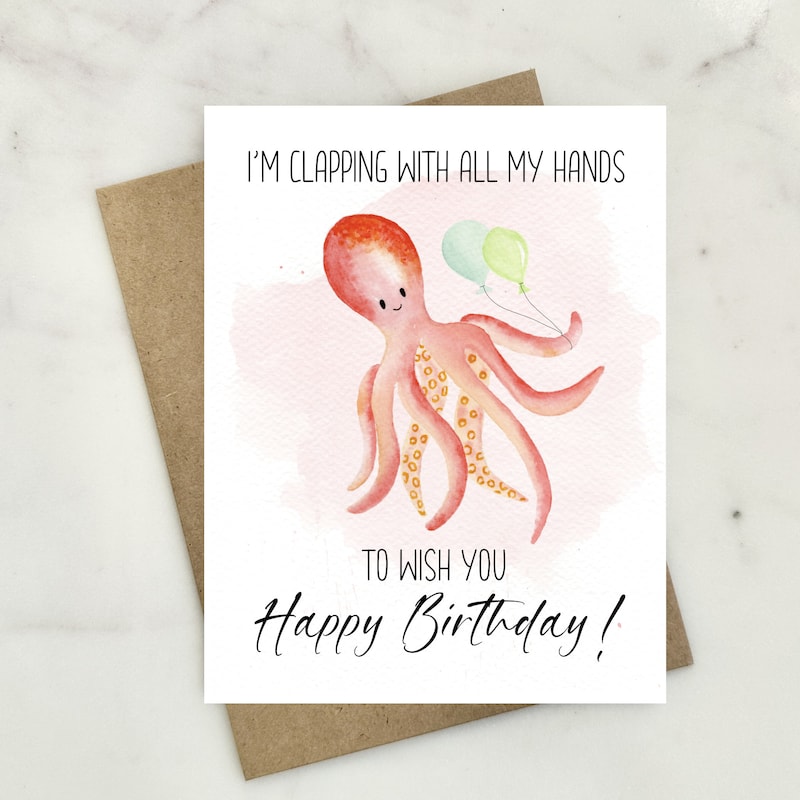 Octopus Birthday - Etsy