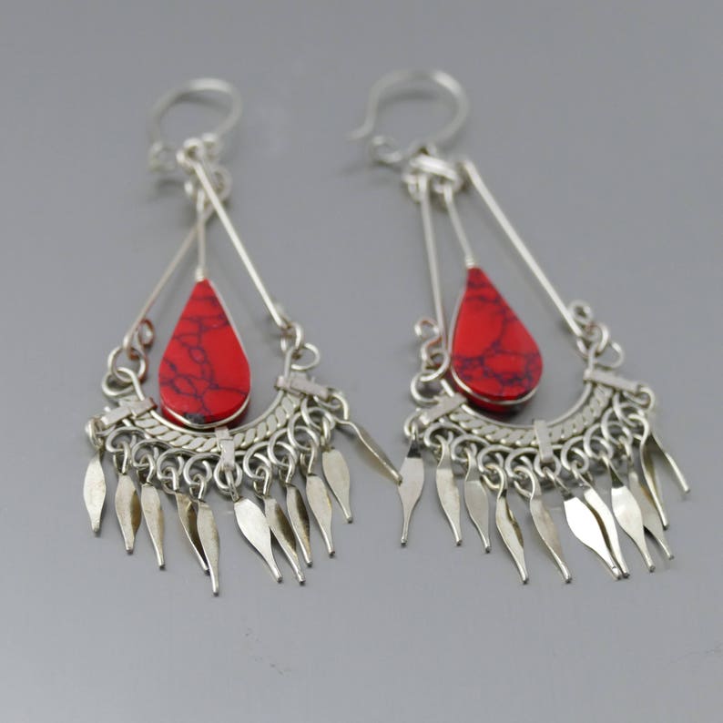 Bohemian Earrings boho earrings handmade earrings dangle | Etsy