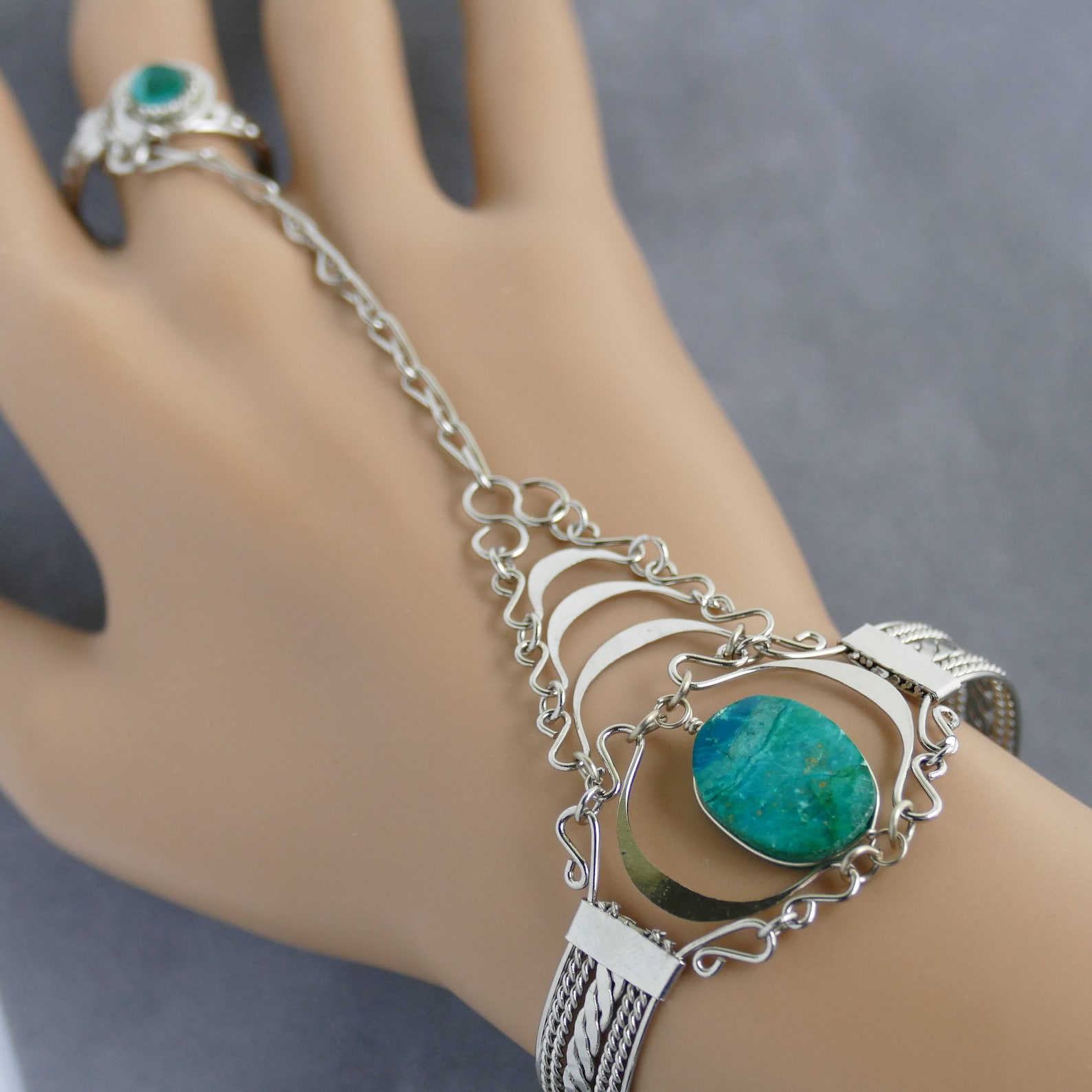 Bracelet Ring Hand Chain Ring Bracelet Bracelet Hand Jewelry - Etsy