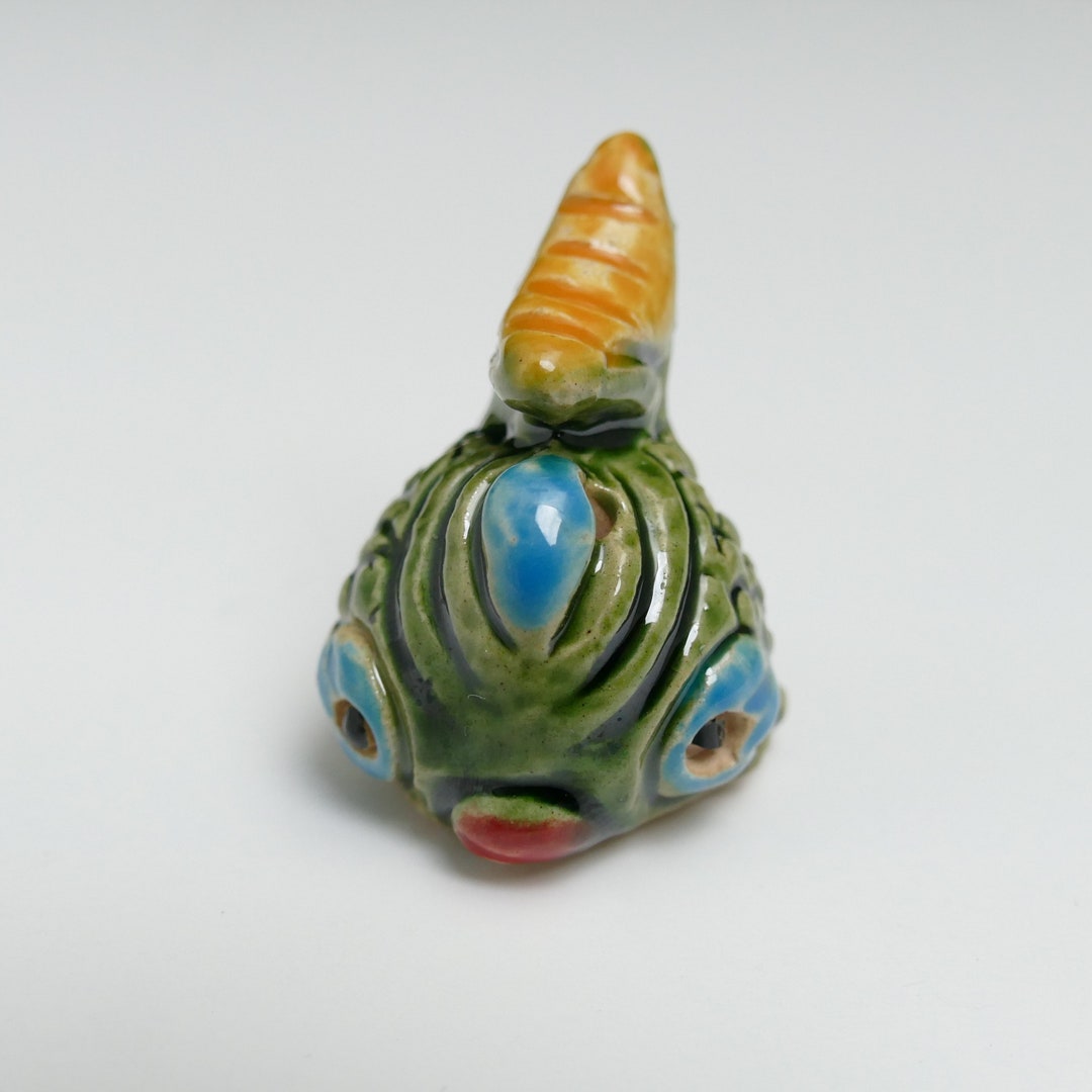 Cute Fish Figurines Adorable Miniature Ceramic Animals Hand Painted ...