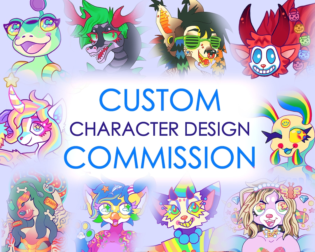 CUSTOM Character Design Commissions by Danneroni - Etsy