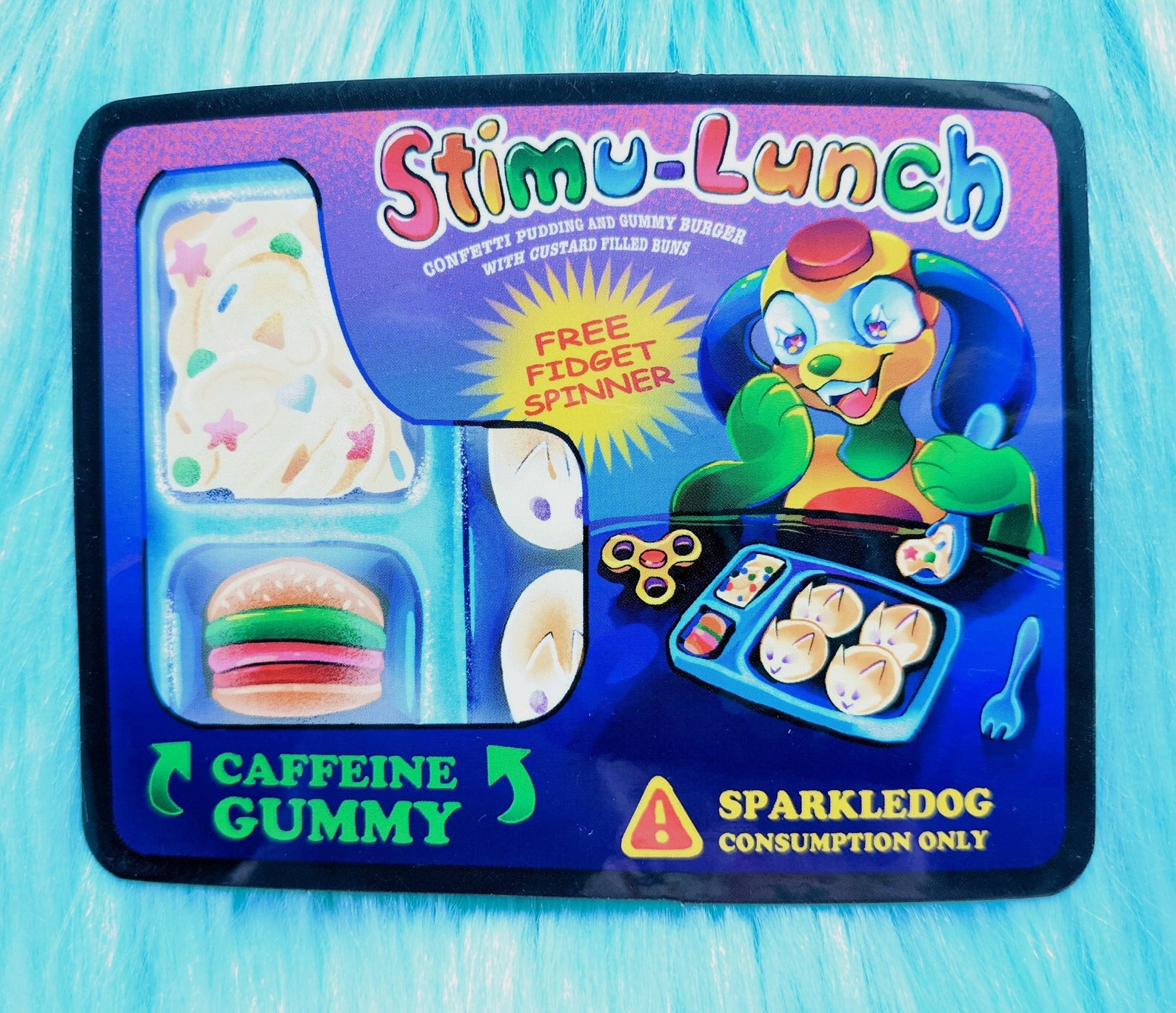 STIMU-LUNCH Vinyl Sticker by Danneroni - Etsy