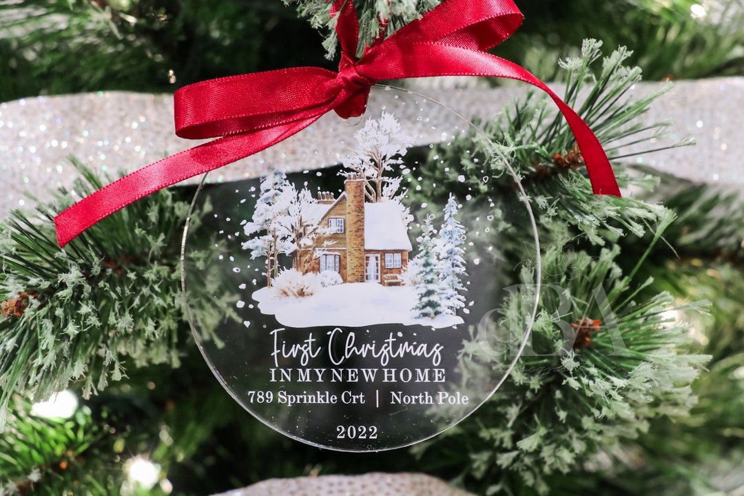 First Christmas in My New Home Ornament | First Christmas, New Home ...