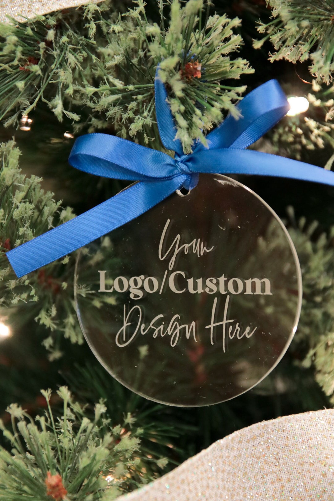 Custom Logo Ornament | Custom Christmas Ornament for Business, Bulk ...