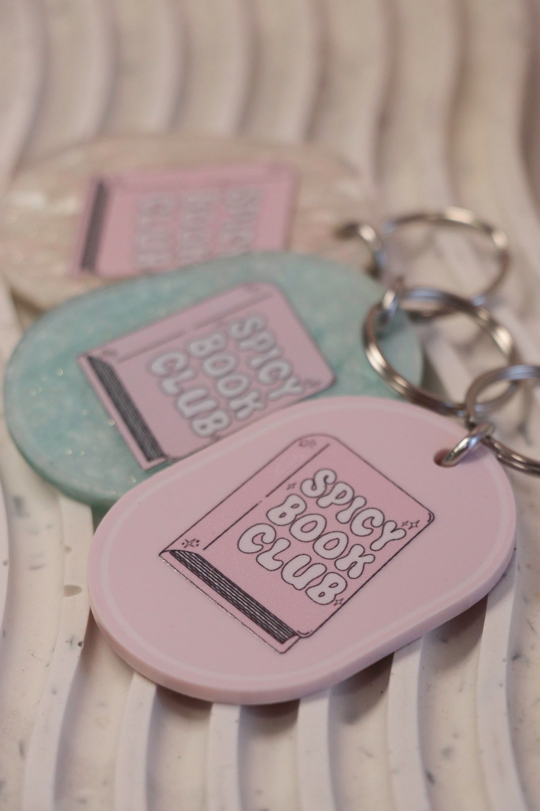 Spicy Book Club Keychain | Booklovers, Reading Keychain, Bookstagram ...