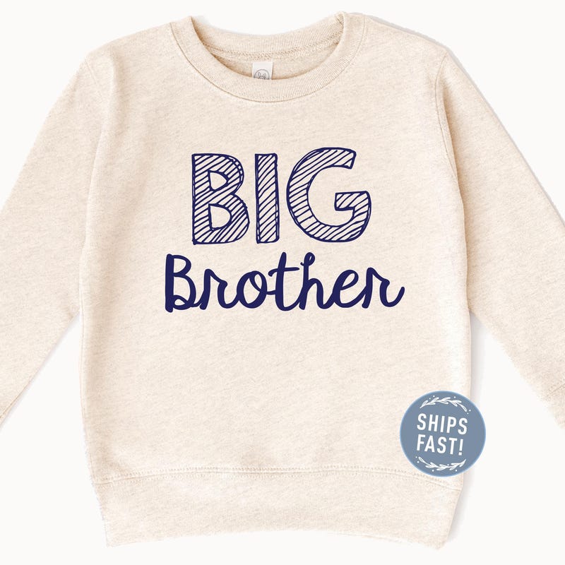 Big Brother Sweater 6 Boy - Etsy