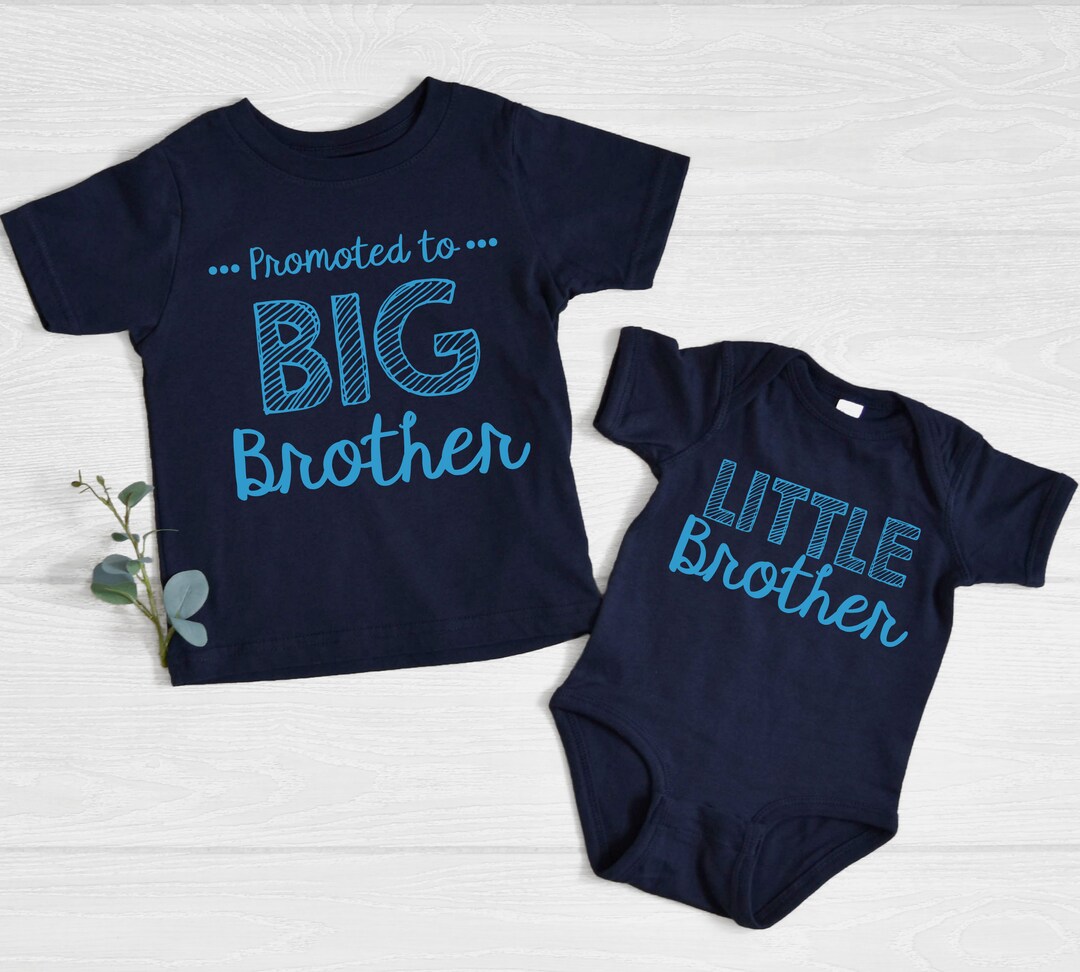 Blue Big Brother Shirt, Baby Announcement Toddler Shirt, Shirt for Big ...