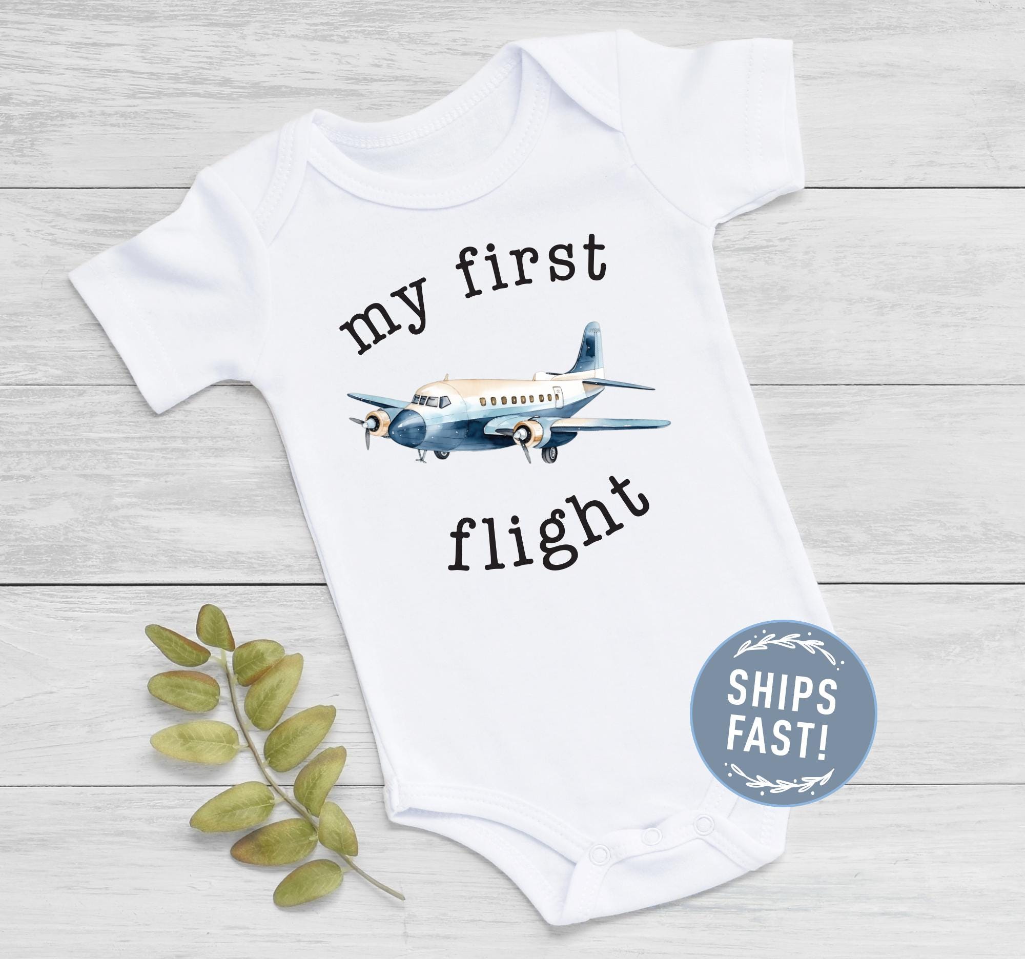 My First Flight Toddler Shirt: Airplane Ride Kids Gift - Etsy