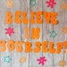 Believe in Yourself | Bulletin Board Cut Out - Etsy