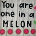 One in a Melon Bulletin Board Cut Out - Etsy