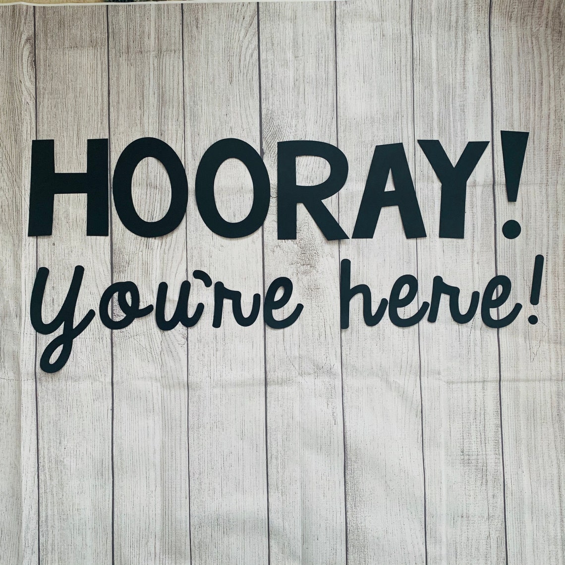 Hooray Youre Here Bulletin Board Cut Out - Etsy