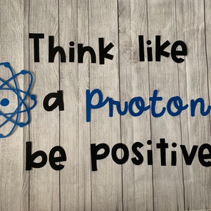 Be Positive | Bulletin Board Cut Out - Etsy