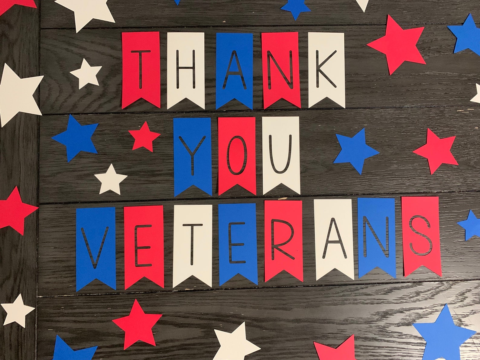 Thank You Veterans | Bulletin Board Cutouts Decor - Etsy