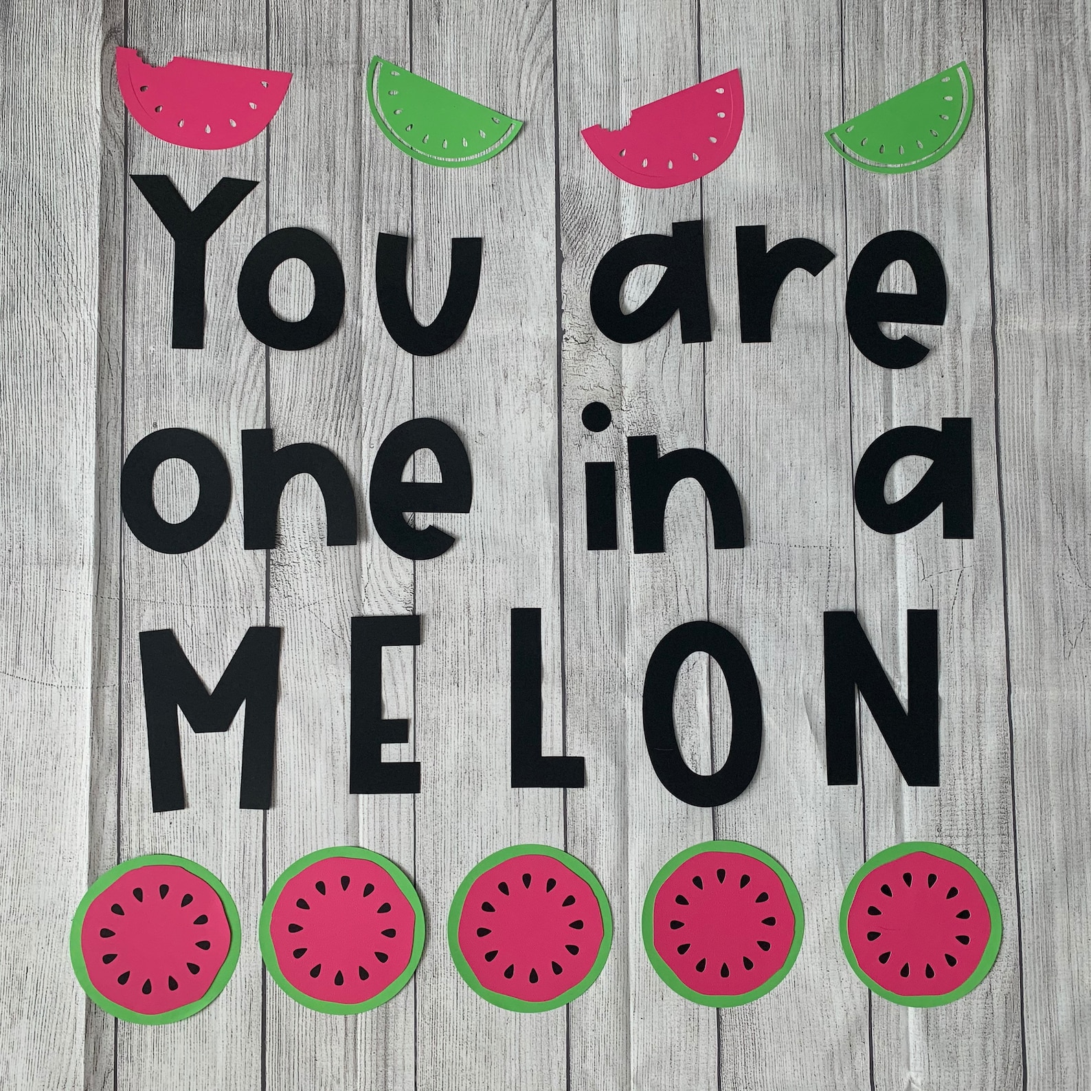 One in a Melon Bulletin Board Cut Out - Etsy