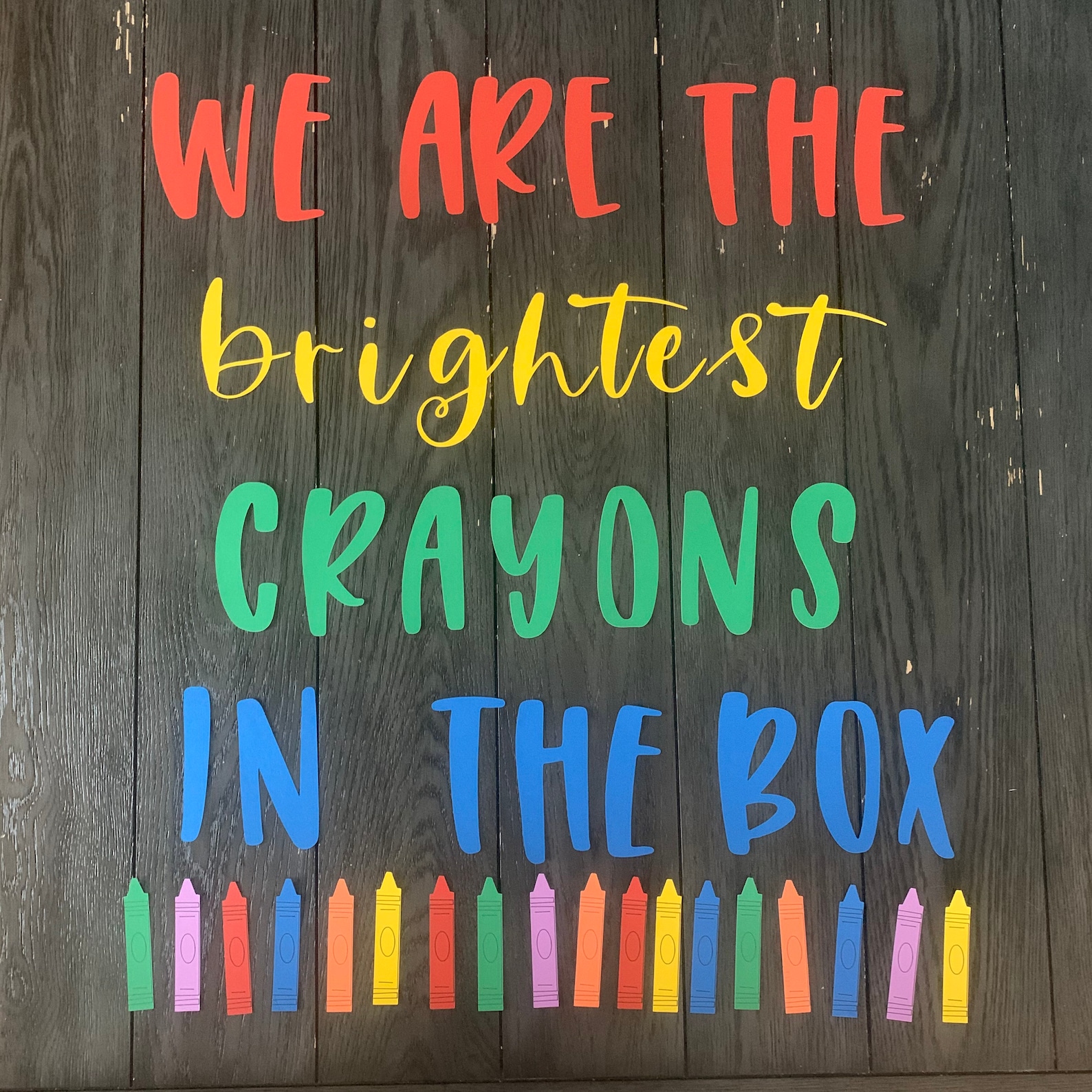Brightest Crayons in the Box Bulletin Board Cut Out - Etsy Canada