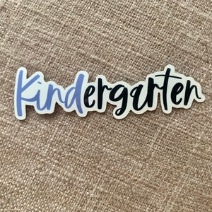 Kindergarten | Sticker - Etsy