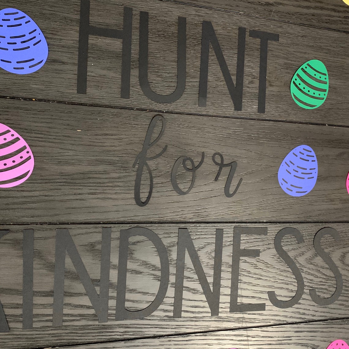 Hunt for Kindness Bulletin Board Cut Out - Etsy