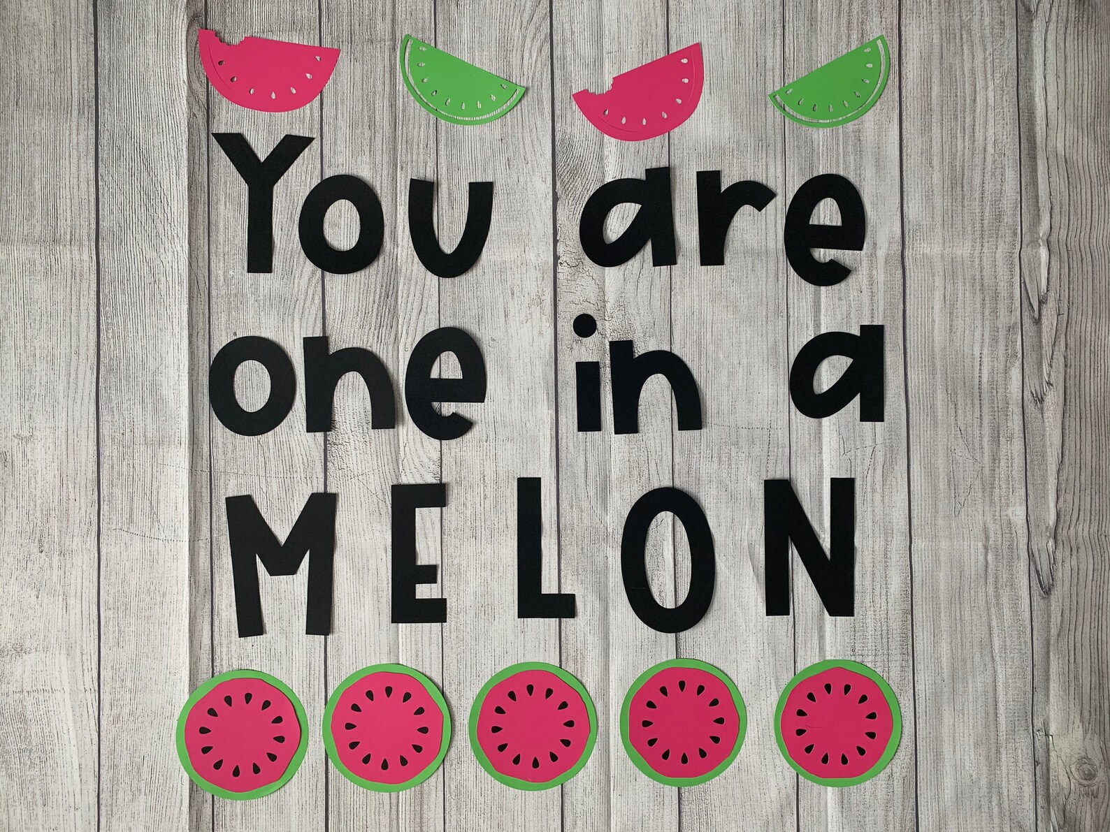 One in a Melon Bulletin Board Cut Out - Etsy