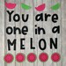 One in a Melon Bulletin Board Cut Out - Etsy
