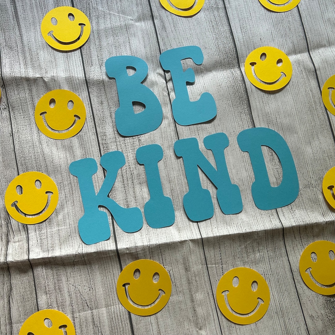BE KIND | Bulletin Board Cut Out - Etsy