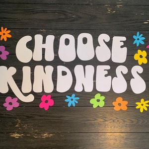 Choose Kindness | Bulletin Board Cutouts Decor - Etsy