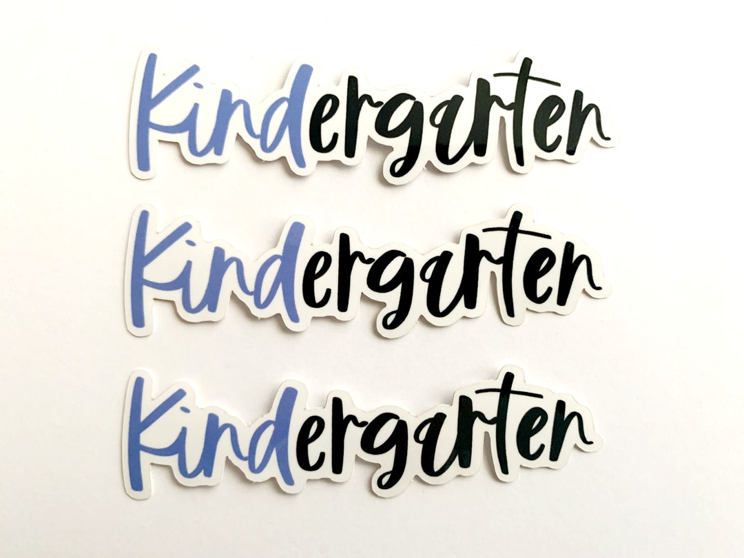 Kindergarten | Sticker - Etsy