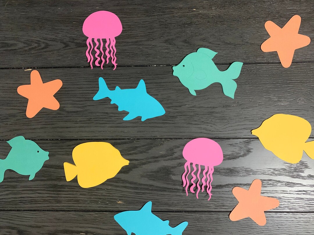 Ocean Theme Class Cut Outs - No Prep Ready to Ship - Sea Creatures ...