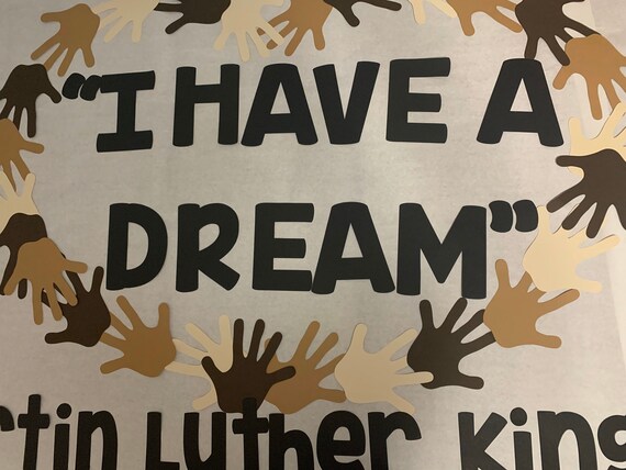 I Have a Dream Bulletin Board Cutouts Decor - Etsy