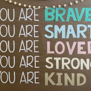 You Are| Bulletin Board Cutouts Decor - Etsy