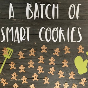 A Batch of Smart Cookies | Bulletin Board Cut Out - Etsy